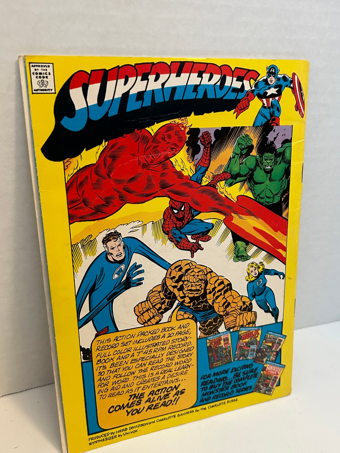 Power Records Superheroes 1974 Vintage Deadstock Like New Spiderman ...