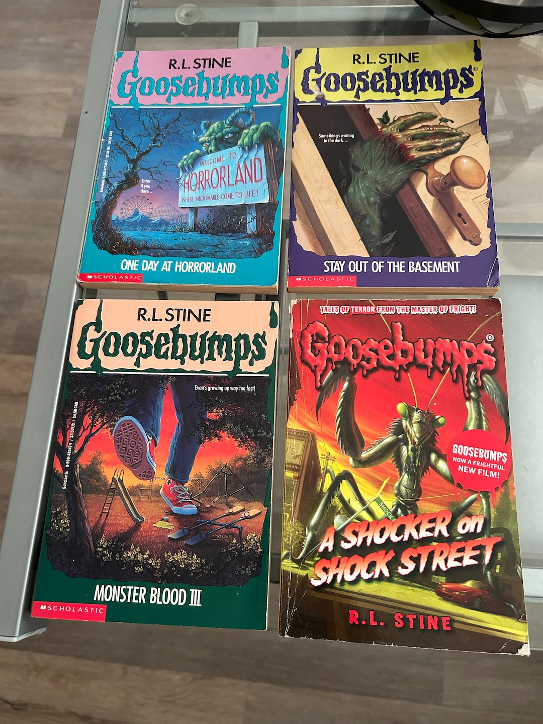 Goosebumps - Vintage Four Books - RL Stein, Monster, Basement Collector ...