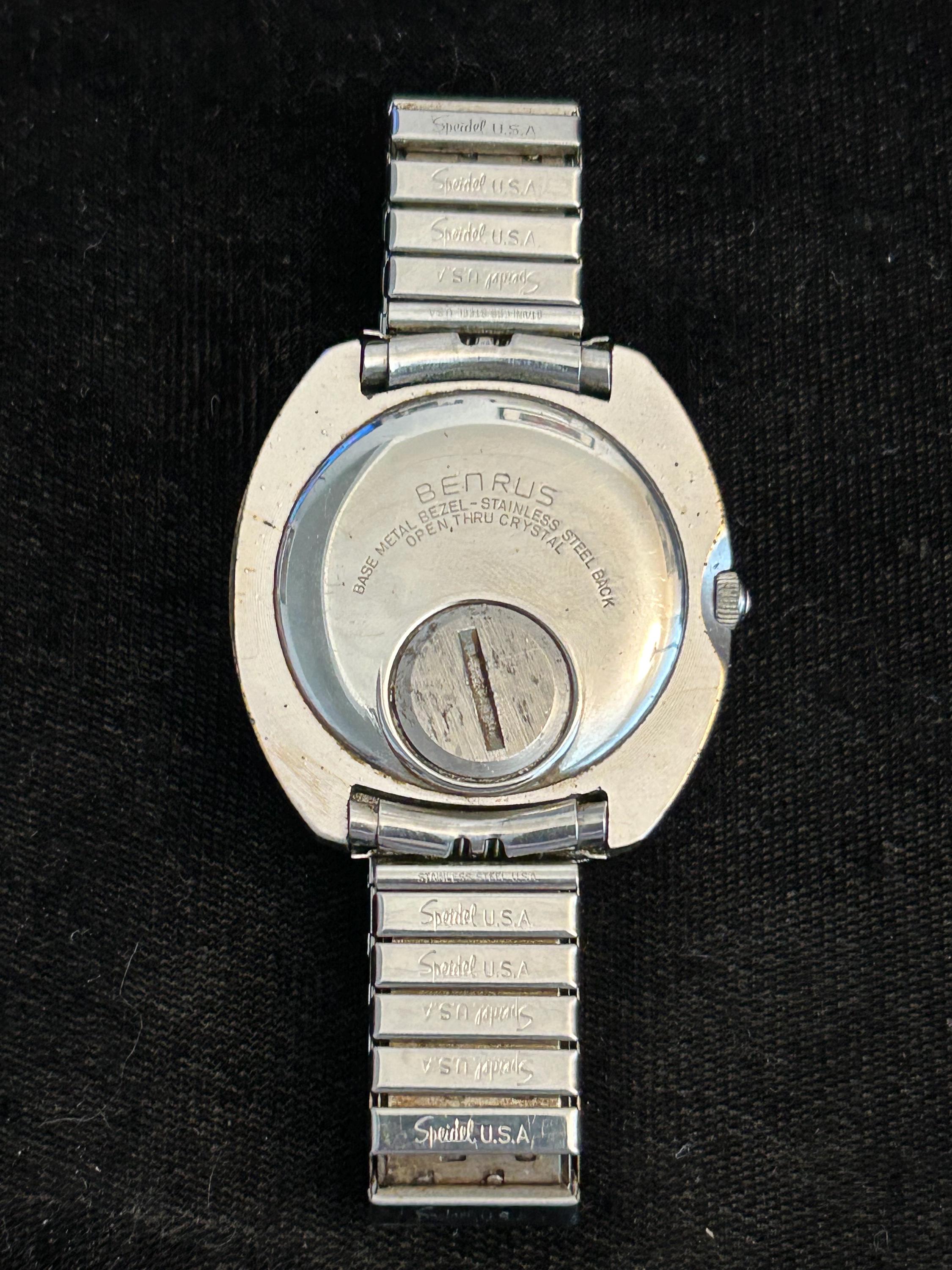 Benrus Vintage Mens Wristwatch- Citation- Aviation Style Rare Watch - Etsy