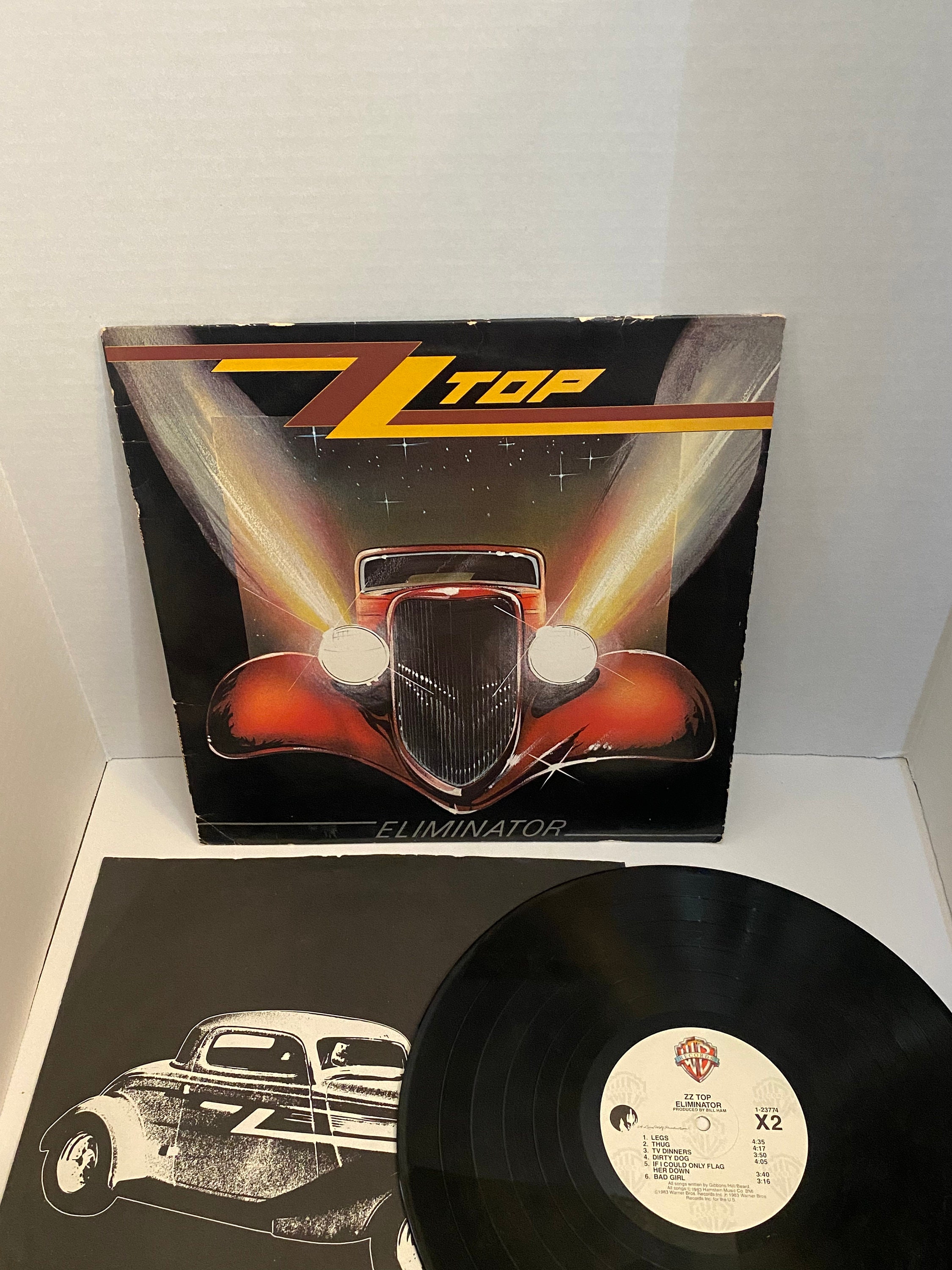 ZZ Top Vintage Eliminator Vinyl Warner Bros Records 1983 Collectible ...