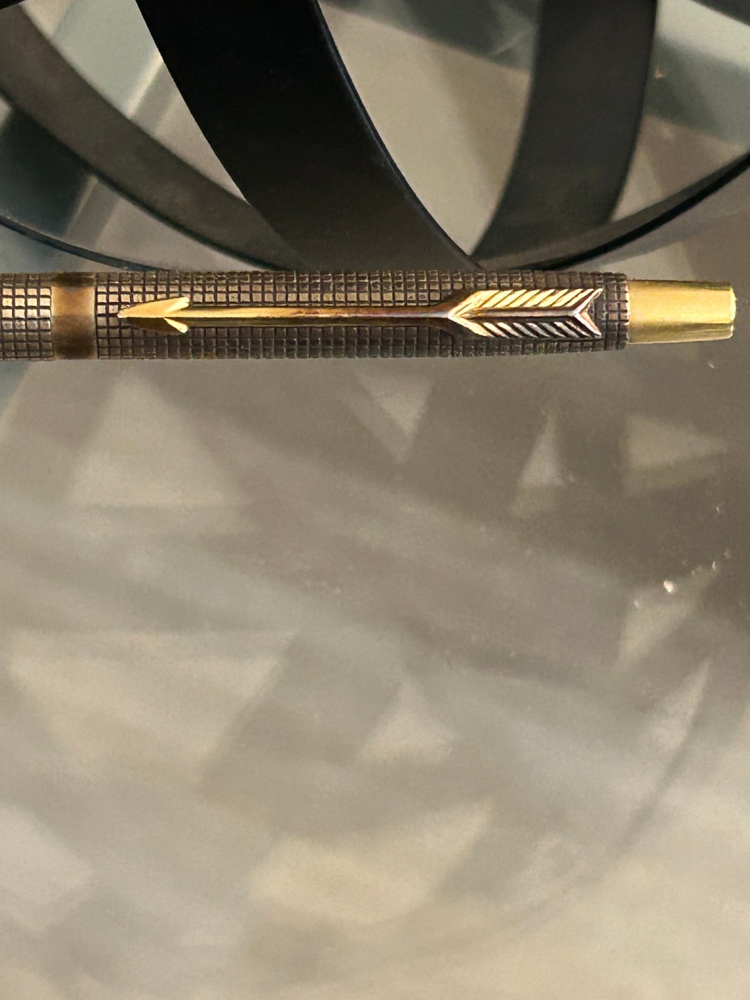 Vintage Sterling Silver Parker Cap Barrel Made in USA Pen 14k Gold ...
