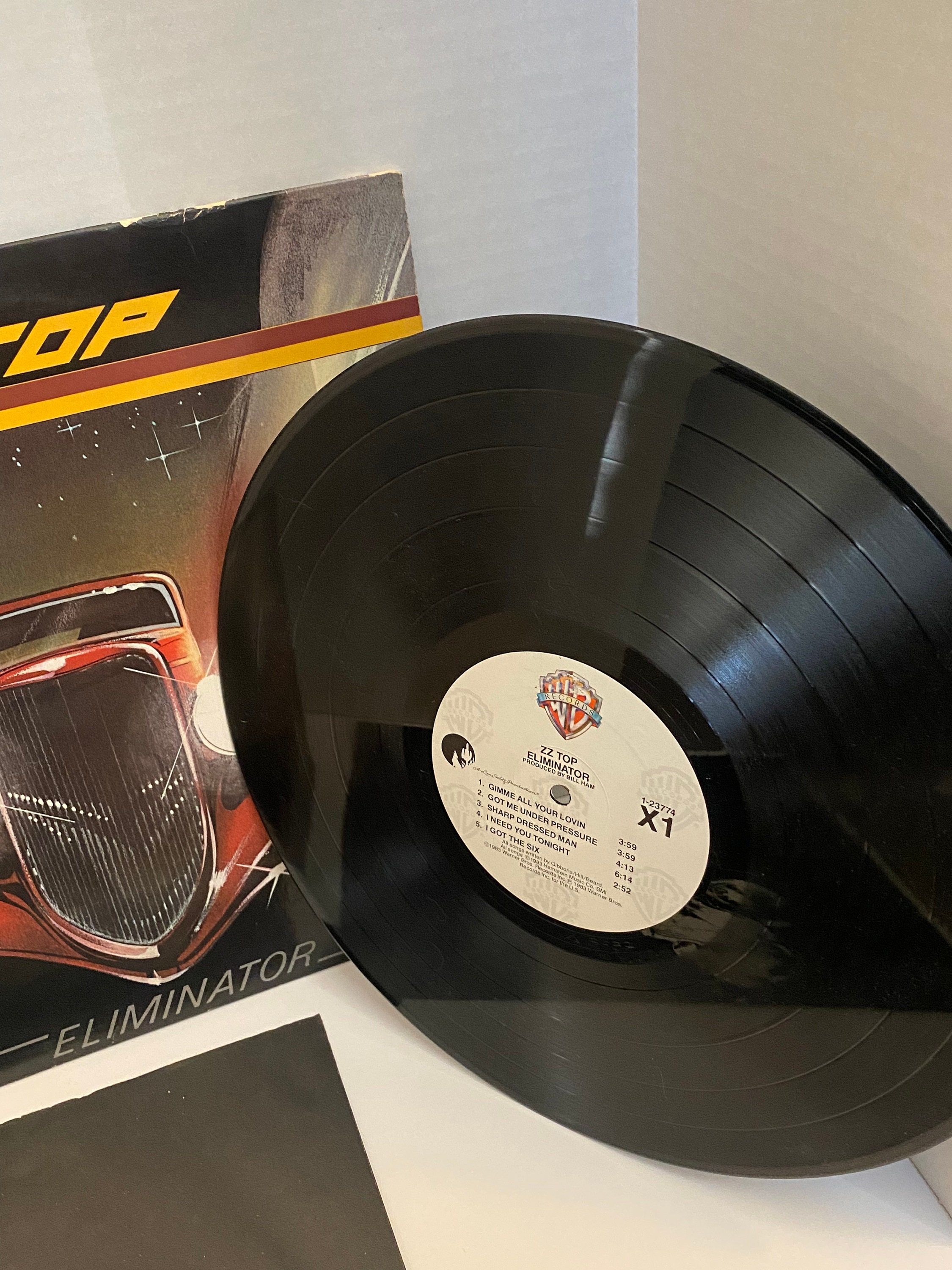 ZZ Top Vintage Eliminator Vinyl Warner Bros Records 1983 Collectible ...
