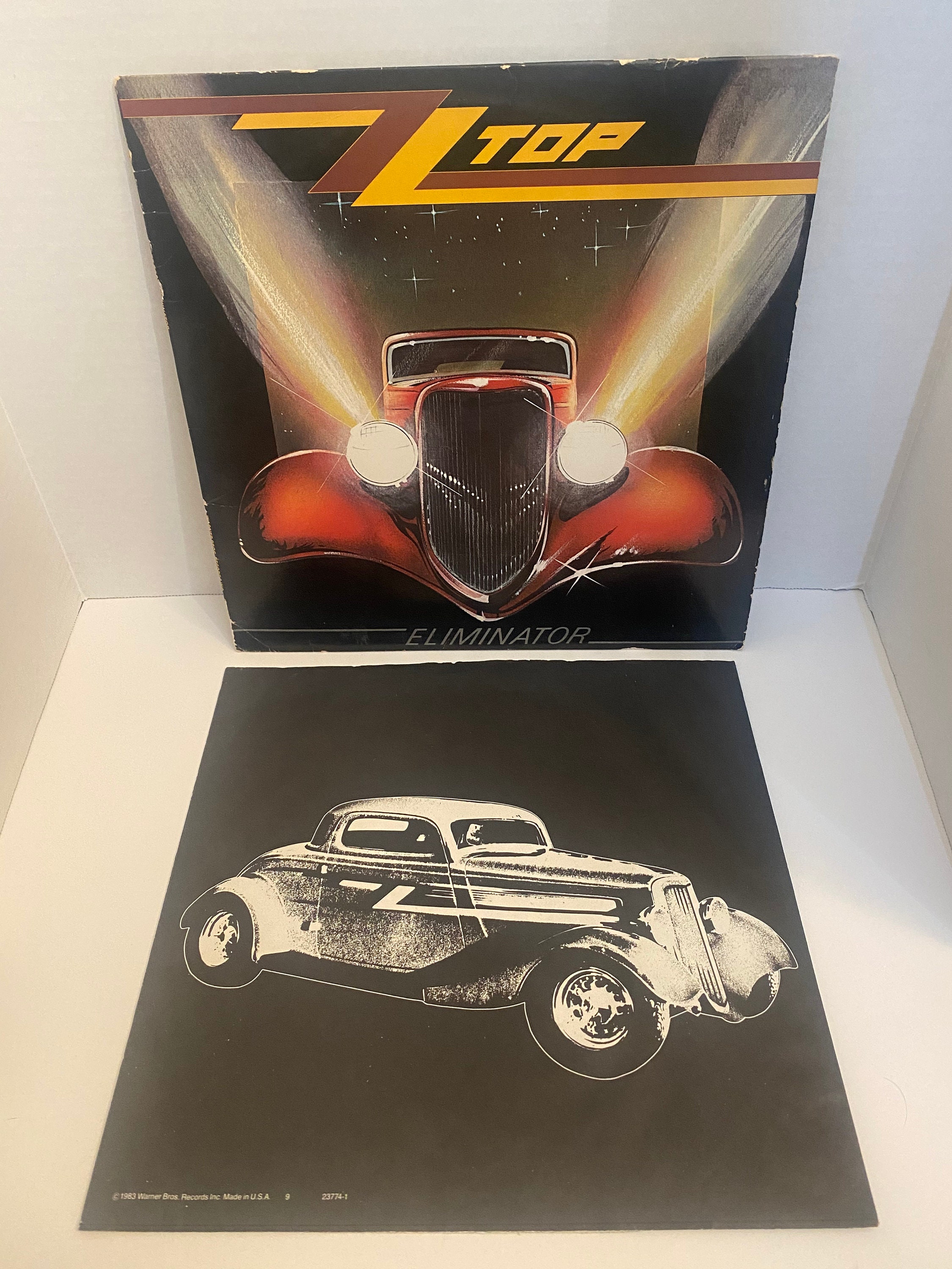 ZZ Top Vintage Eliminator Vinyl Warner Bros Records 1983 Collectible ...