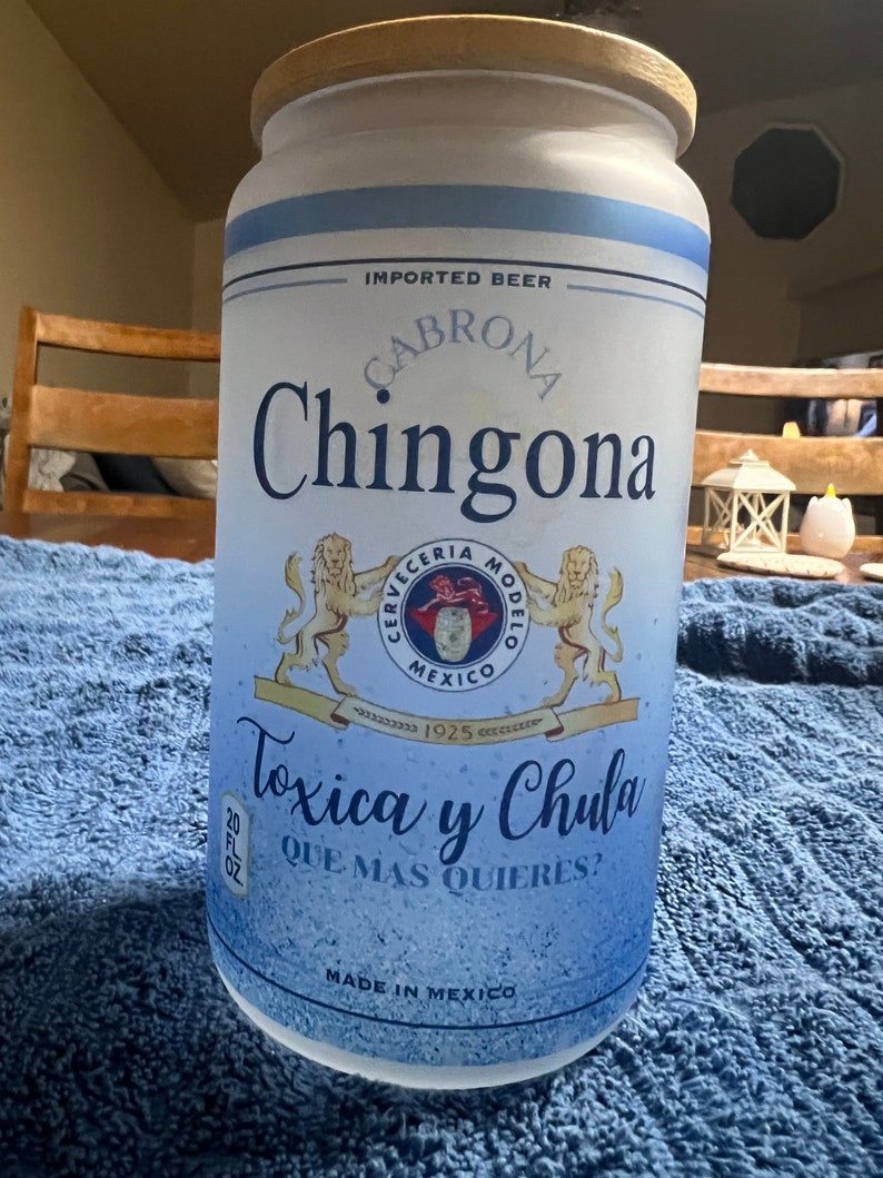 Chingona Libbey Glass Sublimation Wrap - Etsy