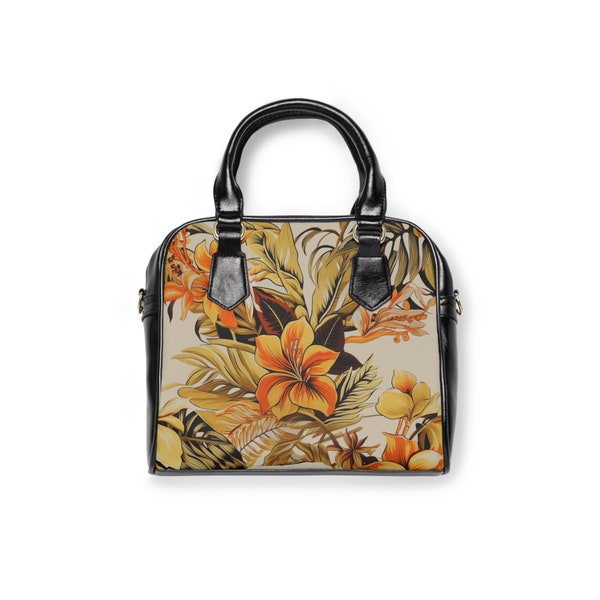Floral Print Handbag - Etsy