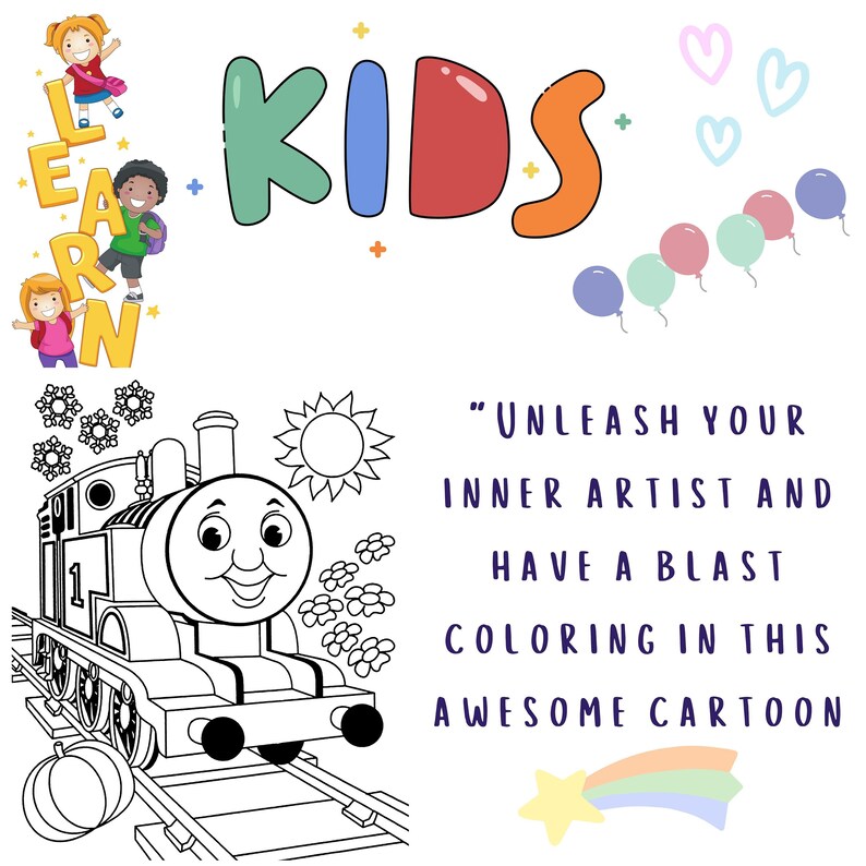 Color Your Imagination With Our Whimsical Cartoon Coloring Worksheets ...