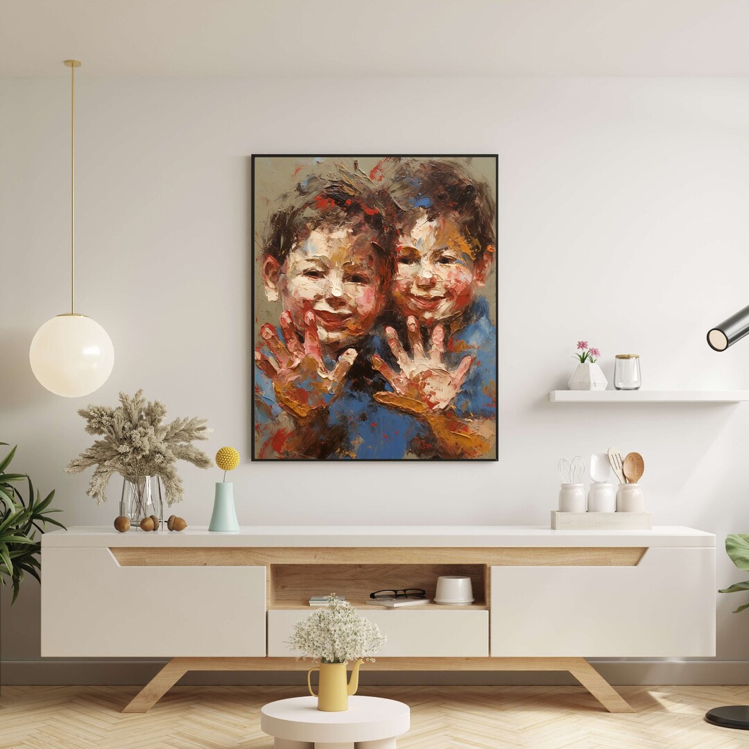 Hand Prints Art, Kids Baby Hand Print, Colorful Child Handprints ...