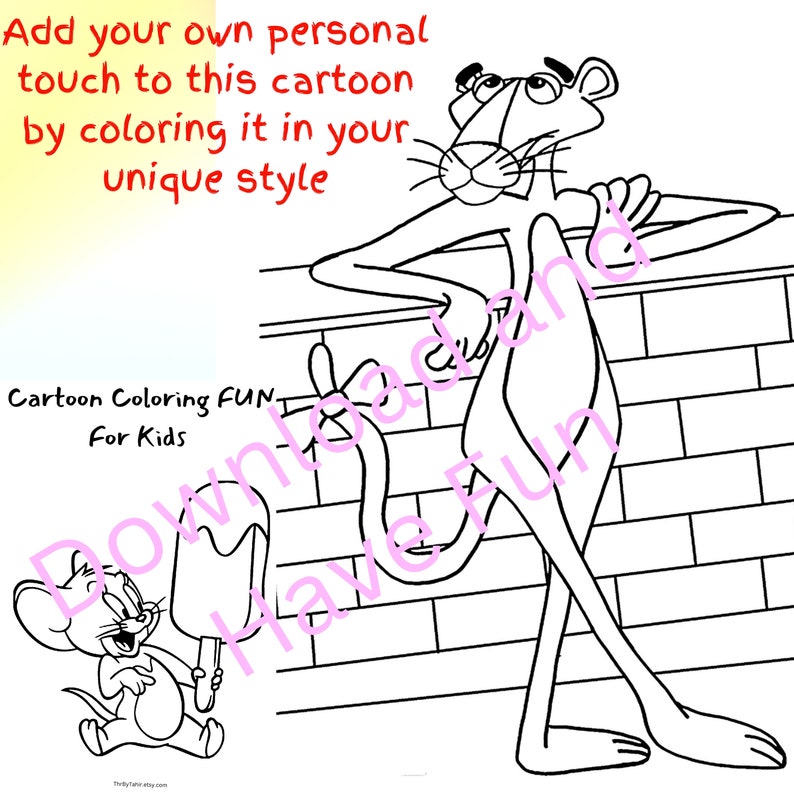 Color Your Imagination With Our Whimsical Cartoon Coloring Worksheets ...