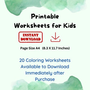 20 Printable Coloring Animals Pages for Kids - Wildlife Coloring ...
