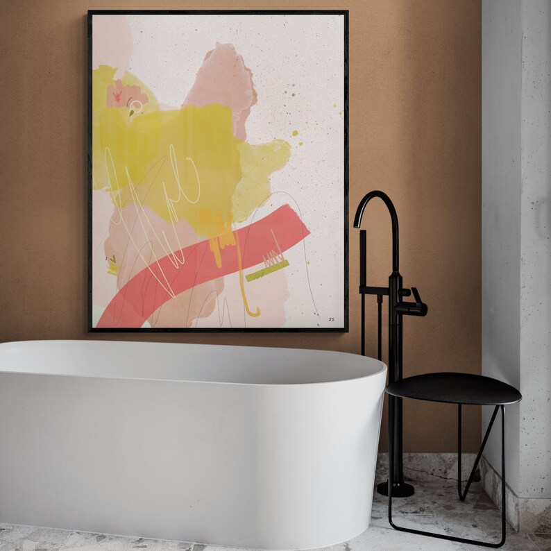 Printable Abstract Wall Art Downloadable Painting Modern - Etsy