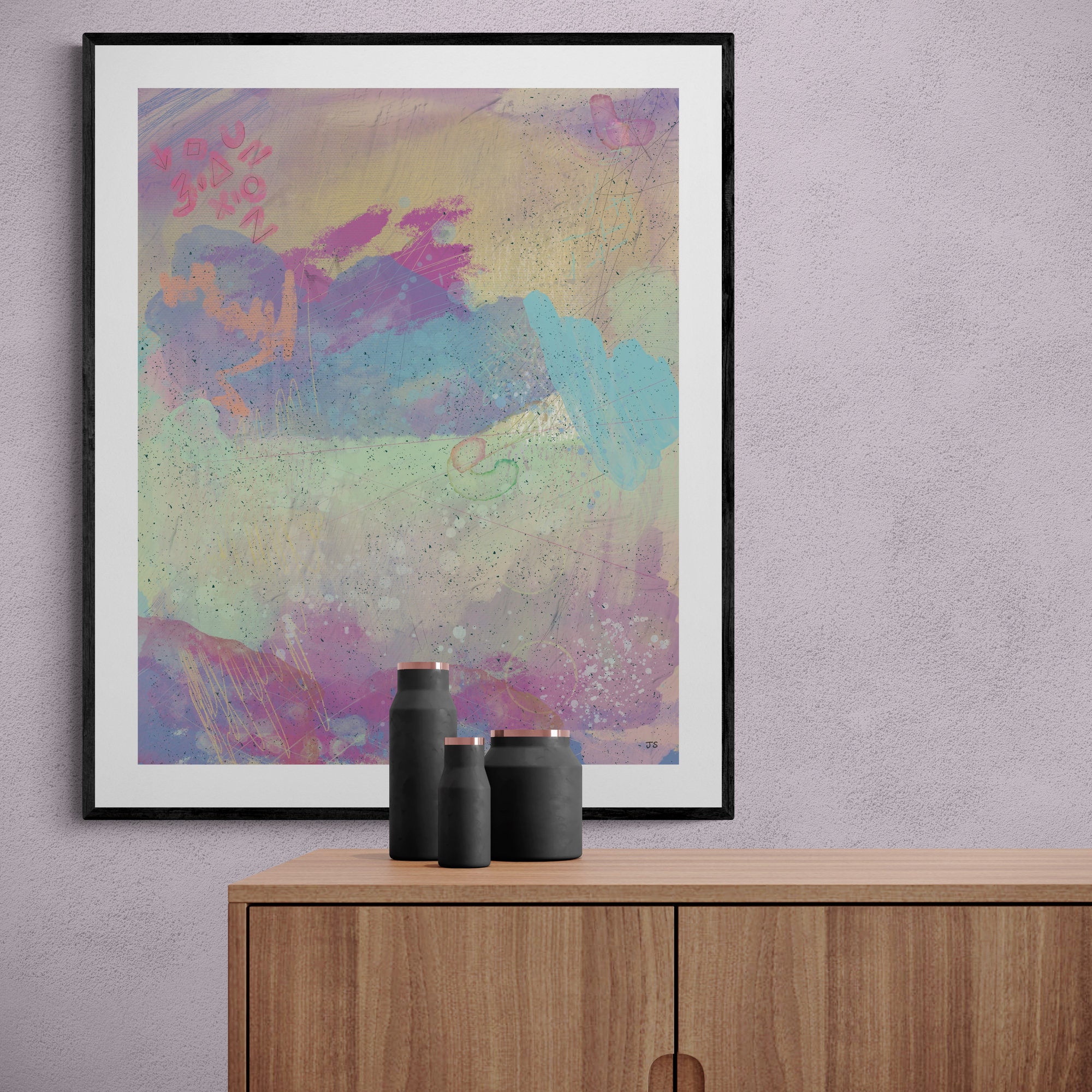 Modern Printable Abstract Wall Art Downloadable Painting Contemporary ...