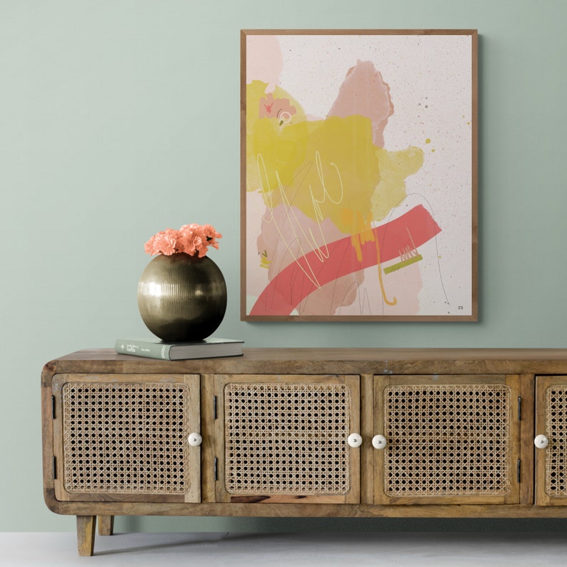 Printable Abstract Wall Art Downloadable Painting Modern - Etsy