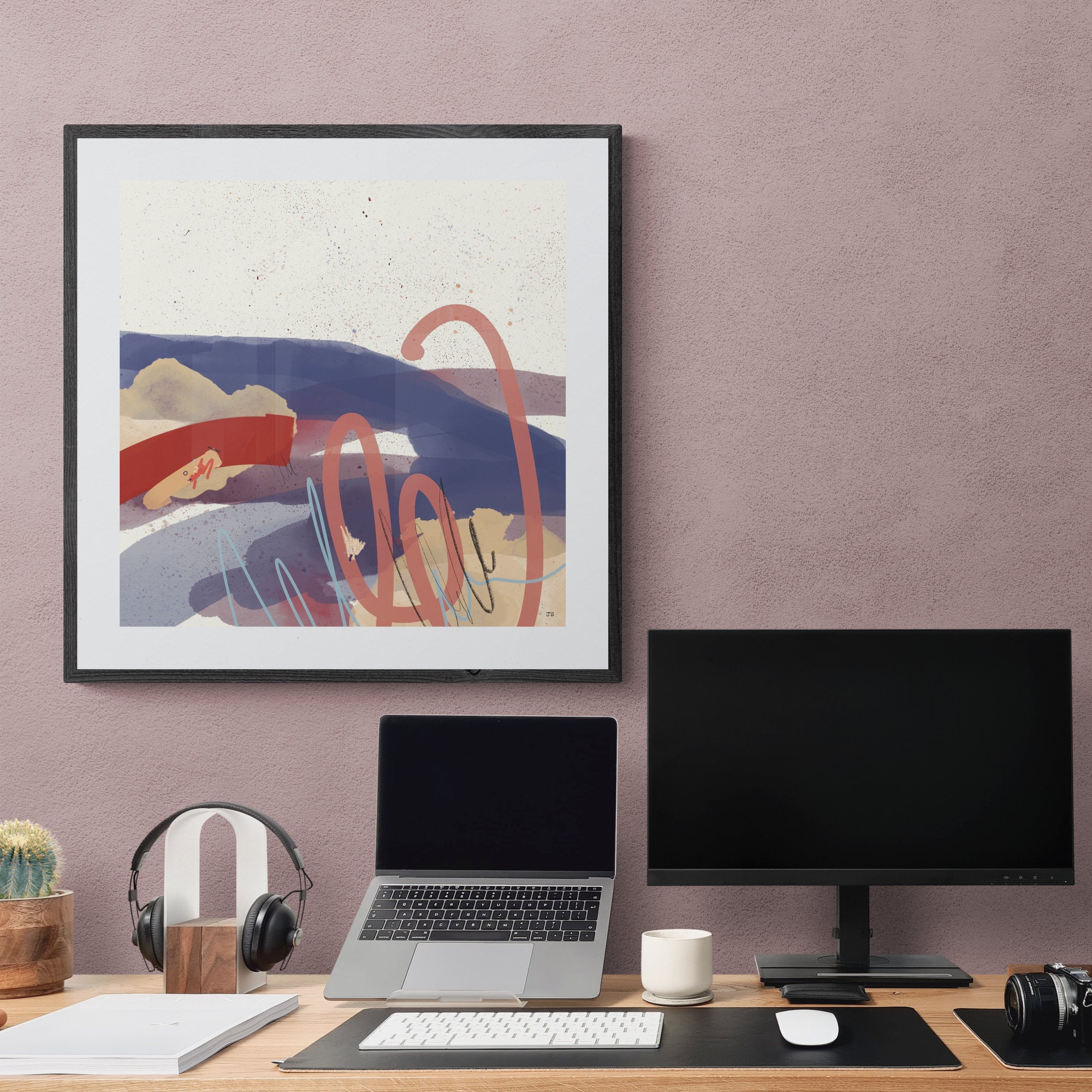 Contemporary Printable Abstract Wall Art Downloadable Painting Modern ...