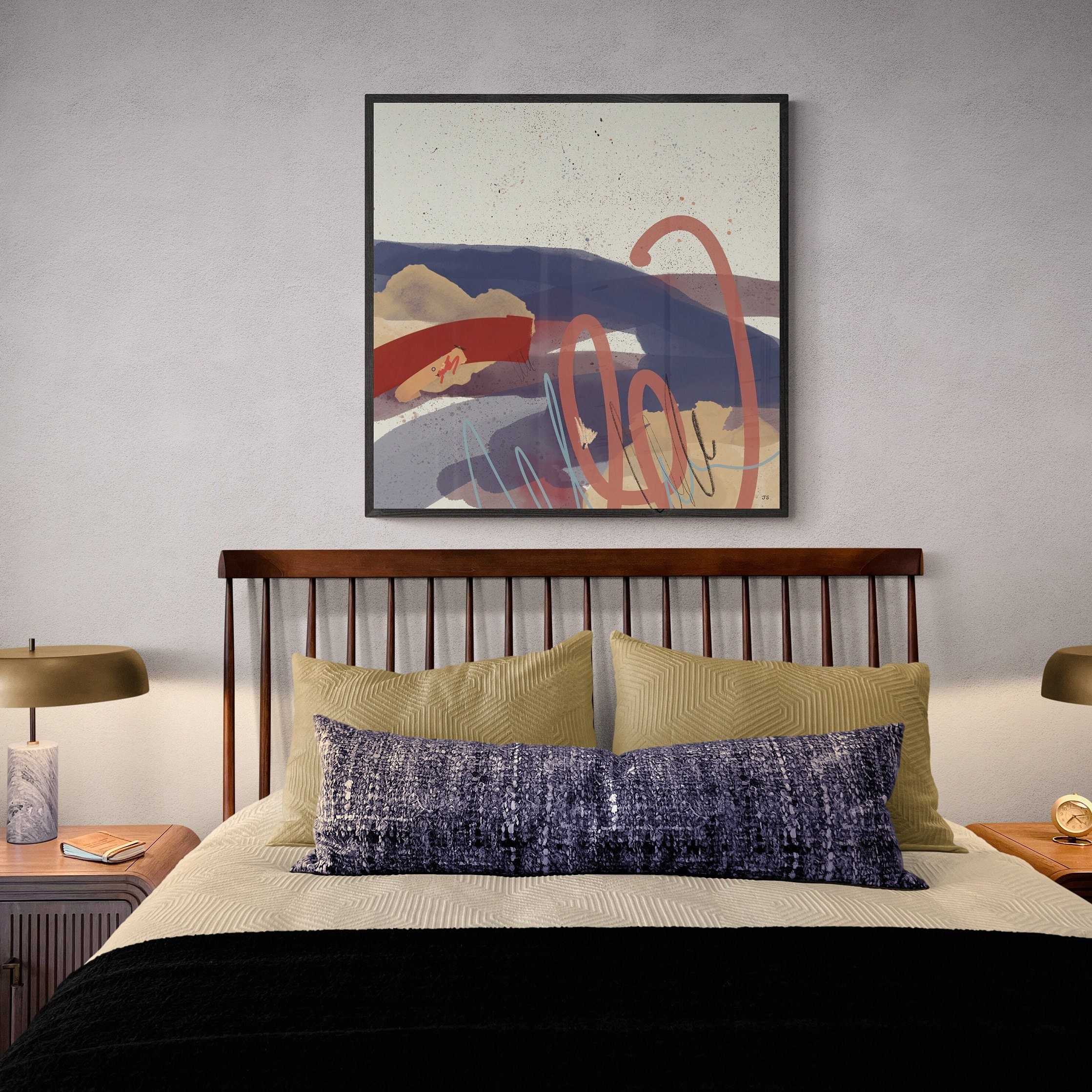 Contemporary Printable Abstract Wall Art Downloadable Painting Modern ...