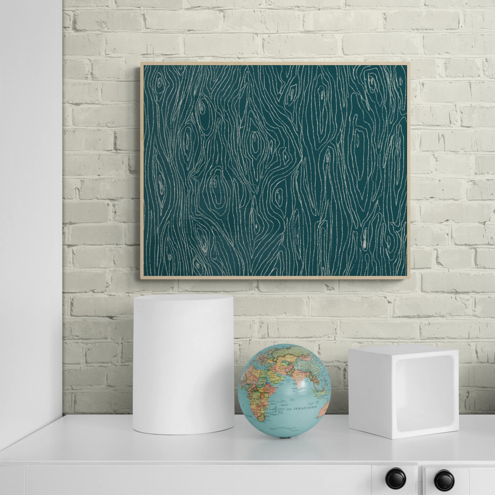 Modern Printable Abstract Wall Art, Downloadable Contemporary Painting ...