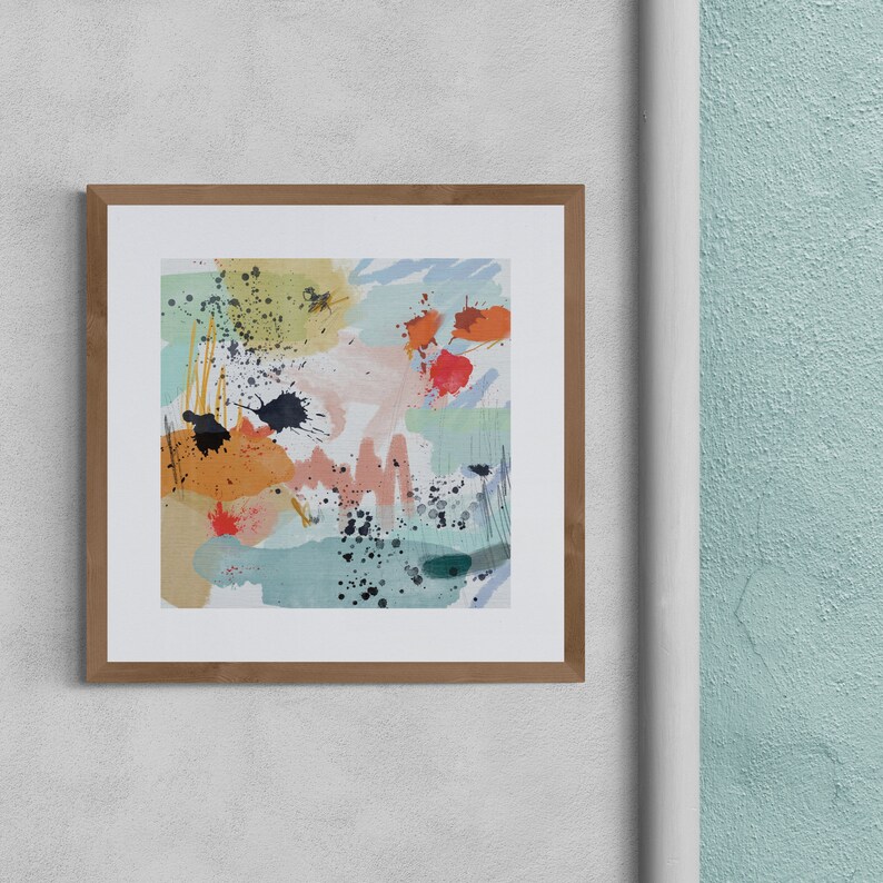 Printable Abstract Wall Art Downloadable Painting Modern - Etsy