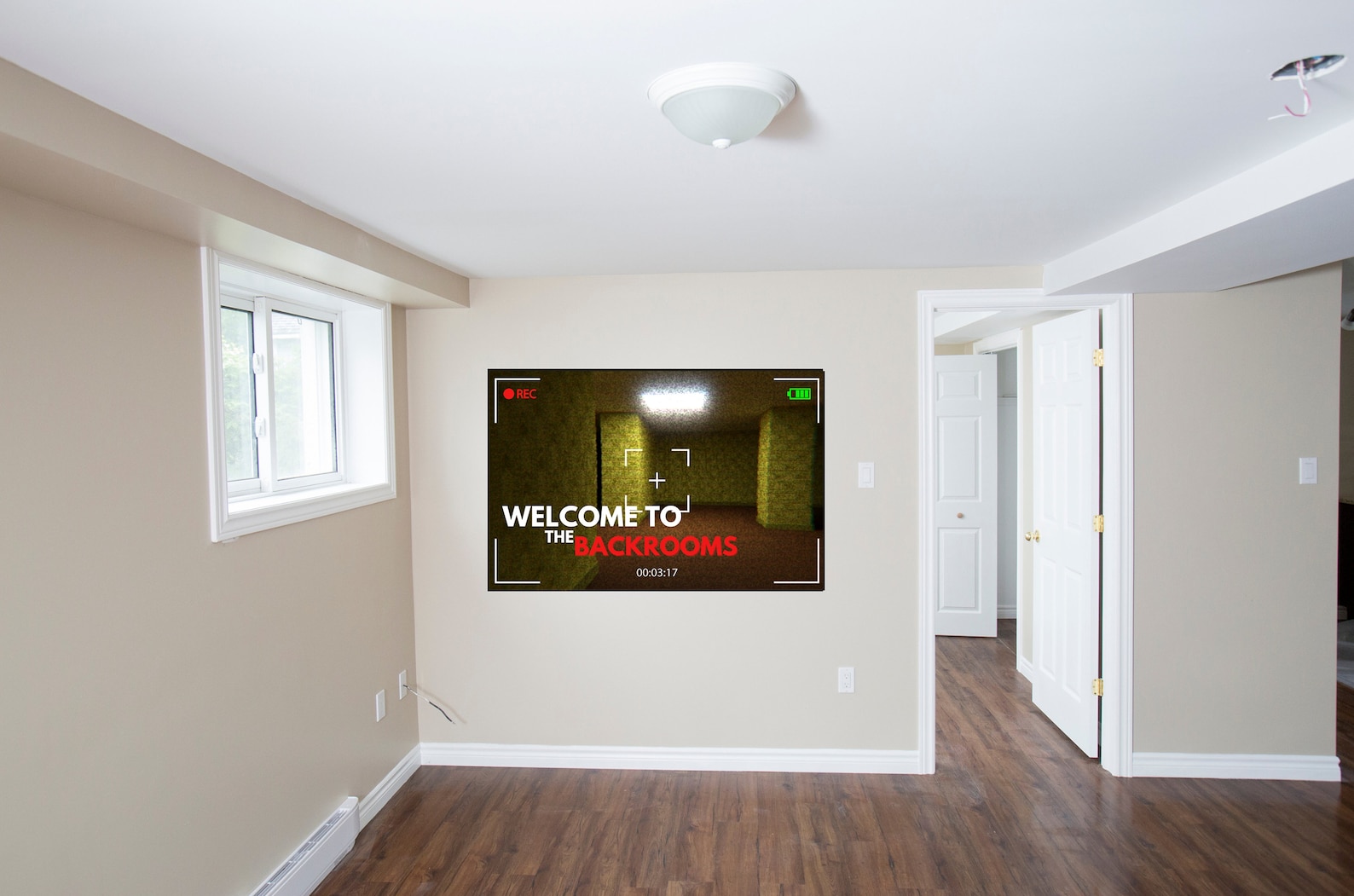 The Backrooms Poster - Creepypasta Poster Print, Art Decor, Backrooms ...