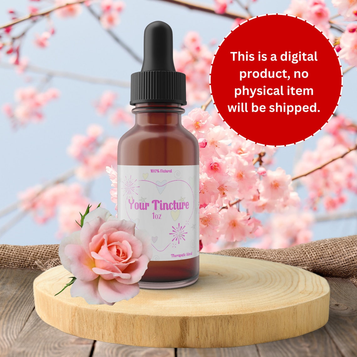 Printable Tincture Labels, Bottle Labels for Tincture Glass Dropper ...