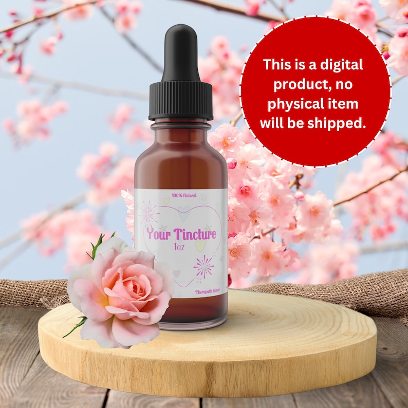 Printable Tincture Bottle Labels: Editable Canva Template (digital ...