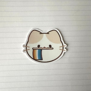 Aroace Cat | Laptop Stickers | Kawaii Stickers | Cute Stickers ...