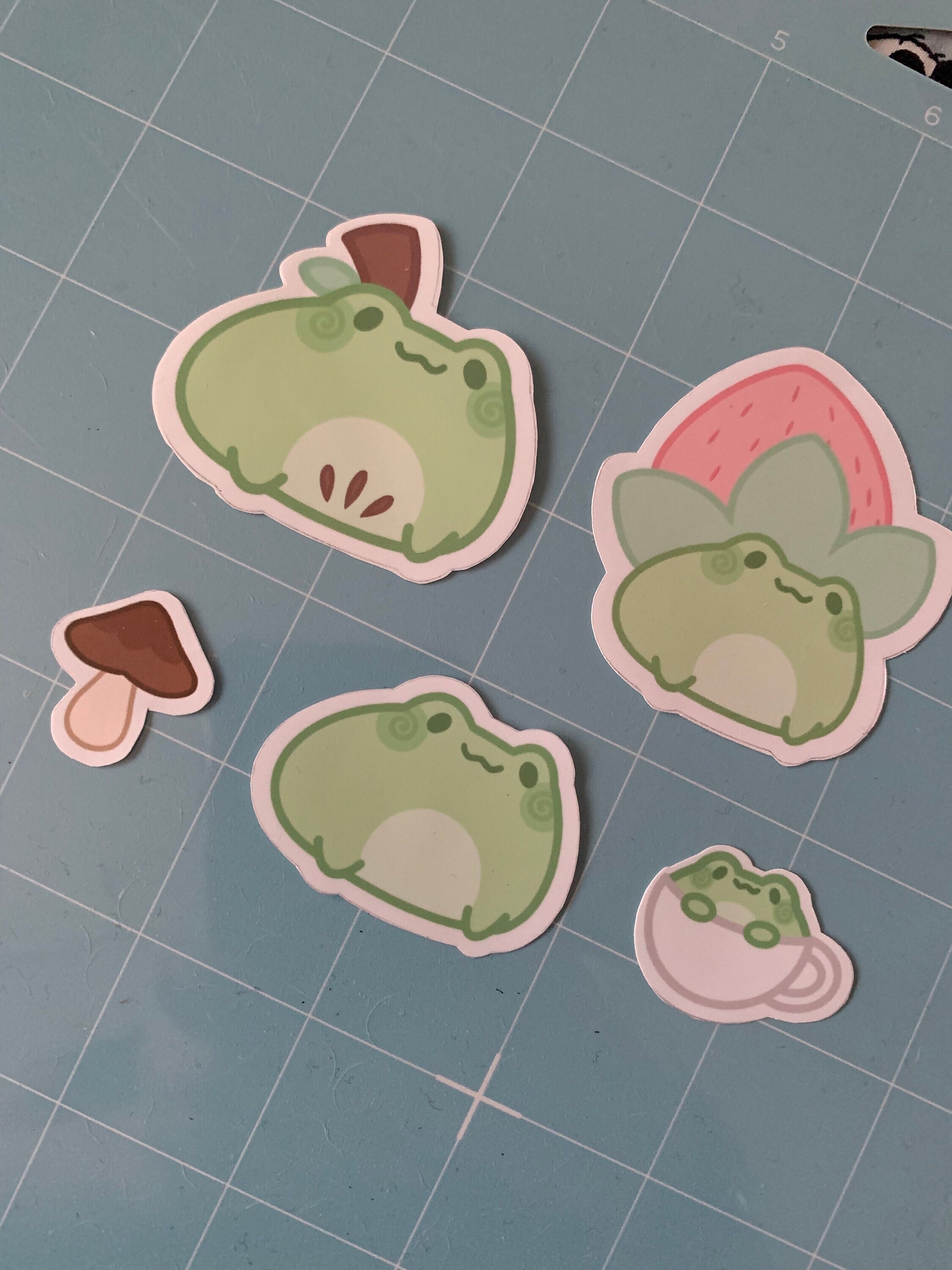 Froggy Lovers Pack / Laptop Stickers / Vinyl Stickers / Frog Stickers ...