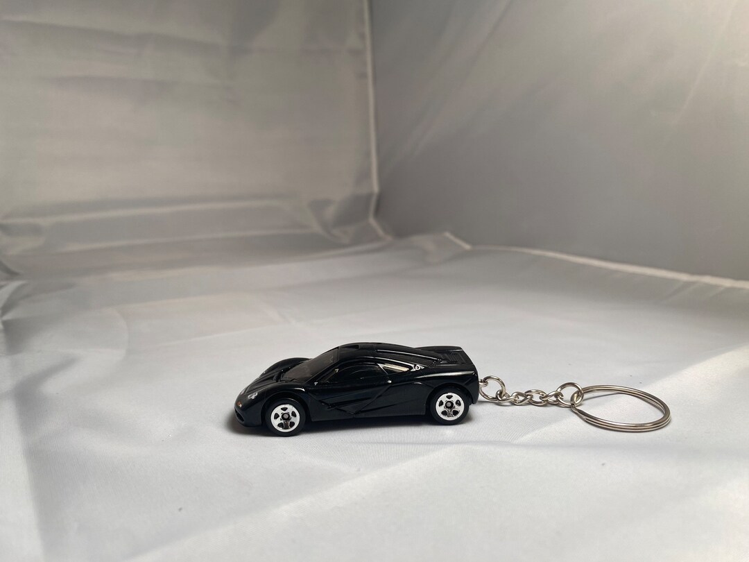 Hotwheels Keychain Black Mclaren F1 - Etsy