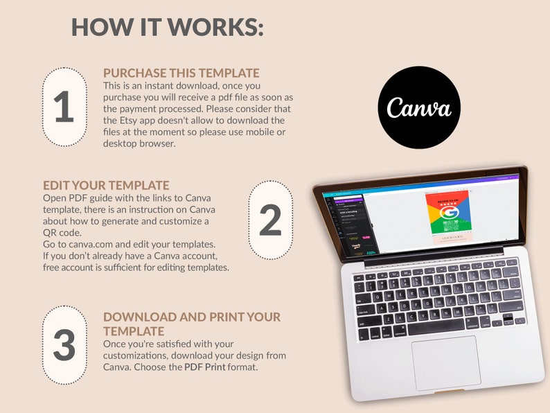 Google Review Sticker Template, Google Review QR Code, Review on Google ...