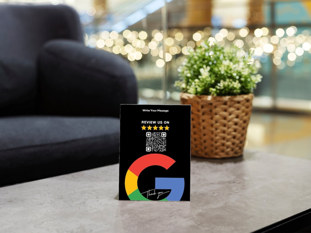 Google Reviews QR Code, Google Review Sign Template, Review on Google ...