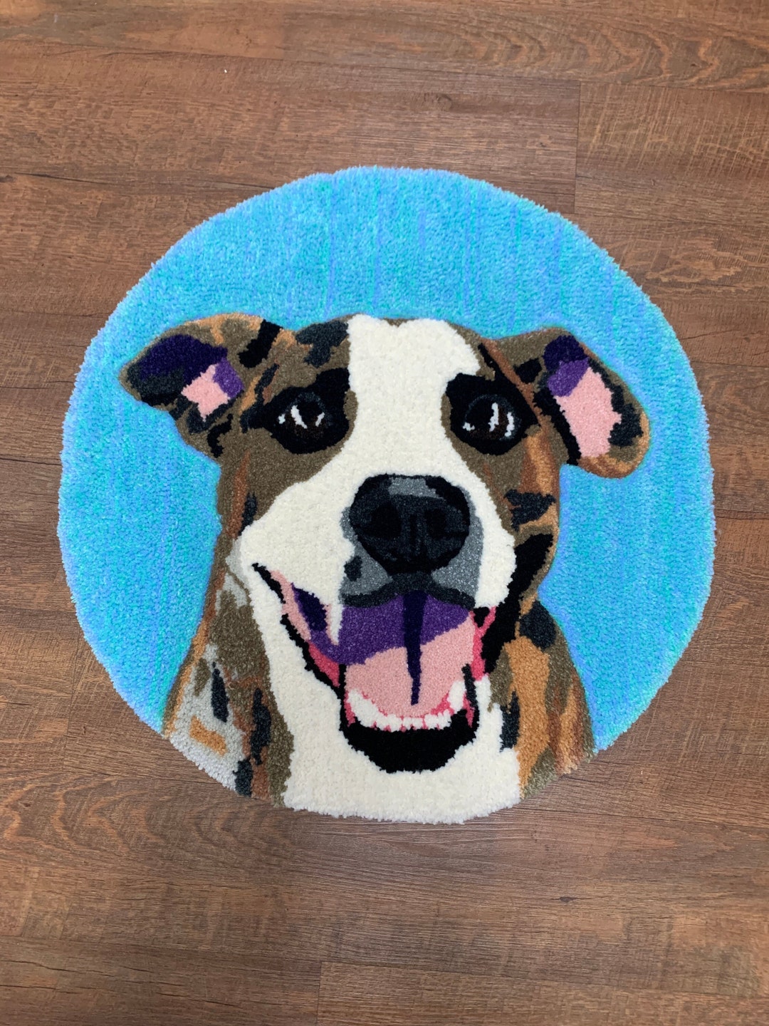 CUSTOM Pet Portrait Rug 100% Handmade Rug Tufted Rug Home Decor GIFT ...