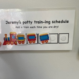 Potty Train-ing Token Board - Etsy