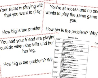 Size of the Problem - Task Cards & Problem Meter - 100% Editable ...