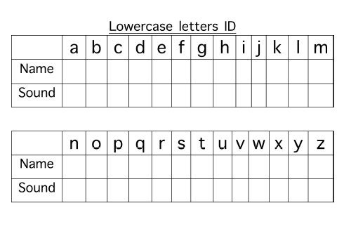 Letter Sound and Letter Identification Assessment - Etsy