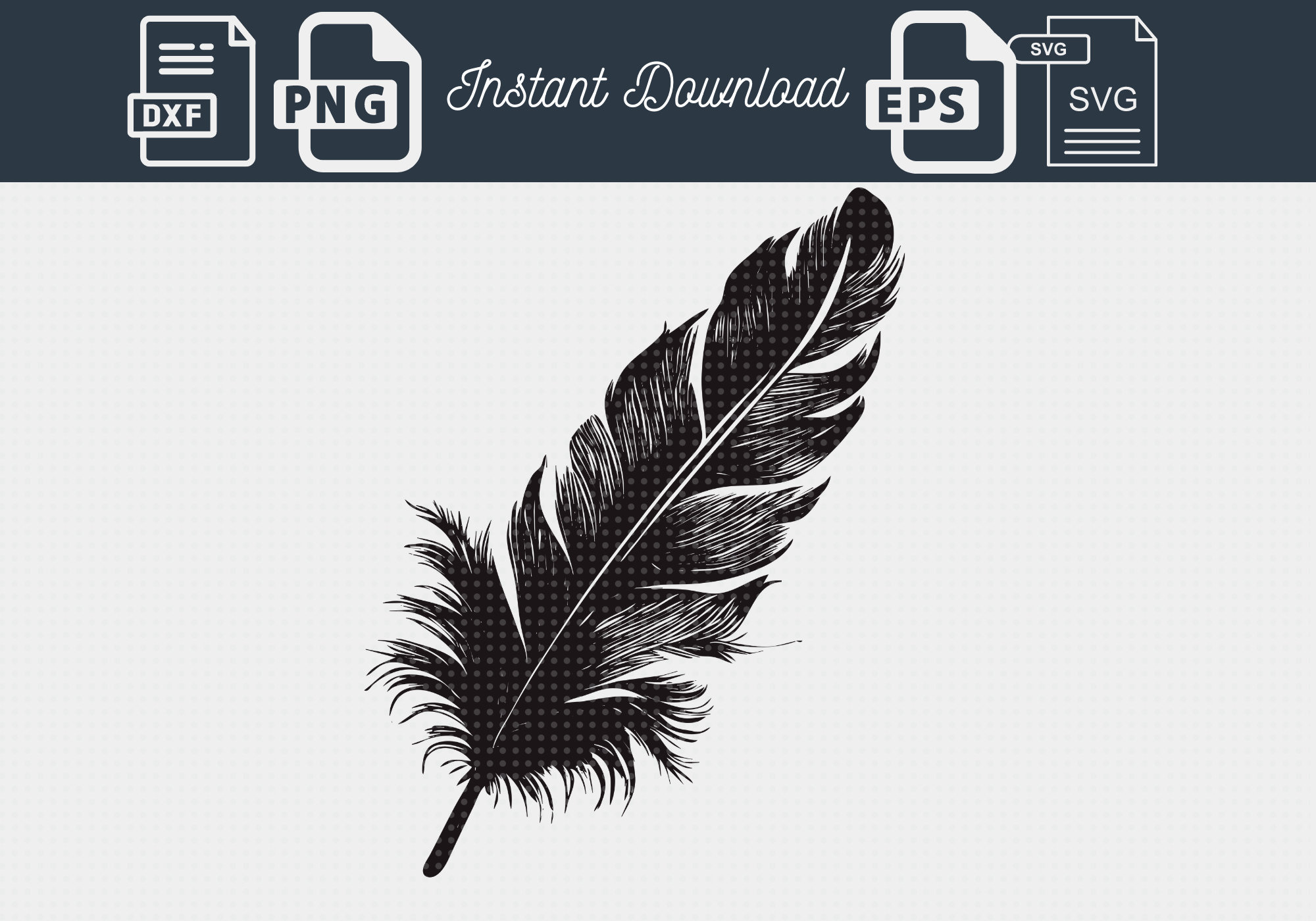 Crow Feather Silhouette