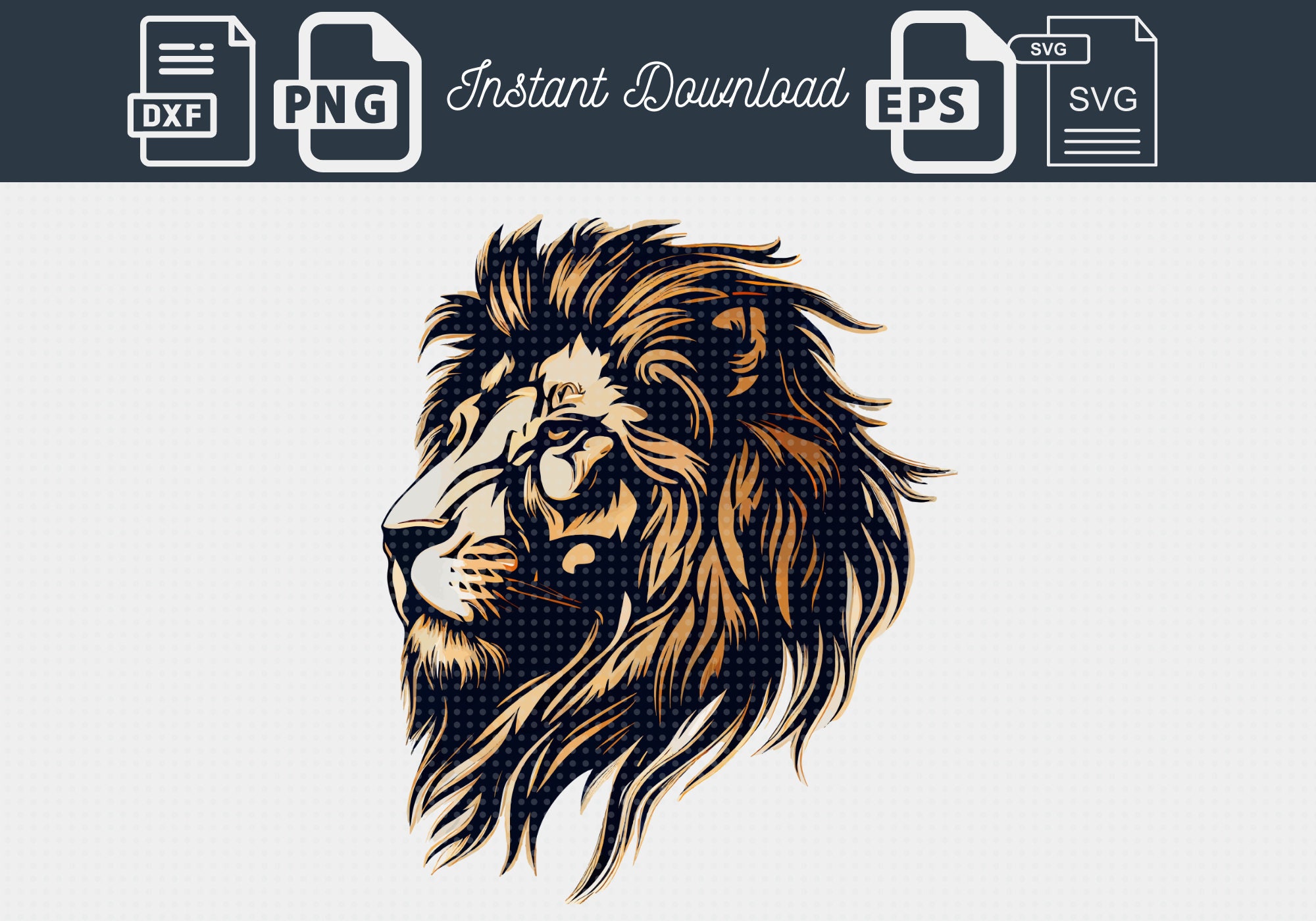 Lion Svg Lion Face Svg Lion Svg Designs Lion Clipart Lion Svg Shirts ...