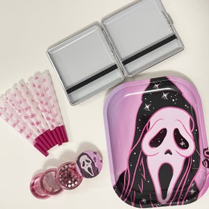 Scream Smoke Kit - Rolling Tray Pre Rolled Cones Grinder Cigarette Case ...