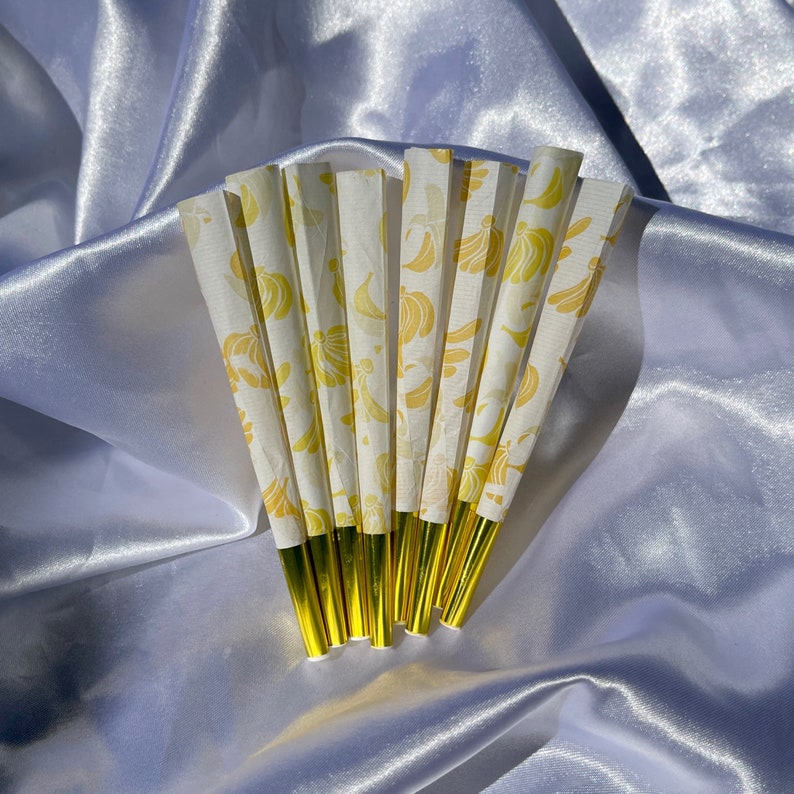 Banana 8 Pack Pre Rolled Cones Female Smoking Accessories Girly Rolling ...