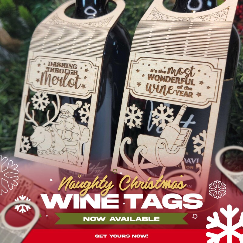 Wine Bottle Tags - Etsy