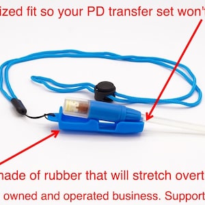PD Transfer Set Holder Necklace - Adjustable Length, Fresenius ...