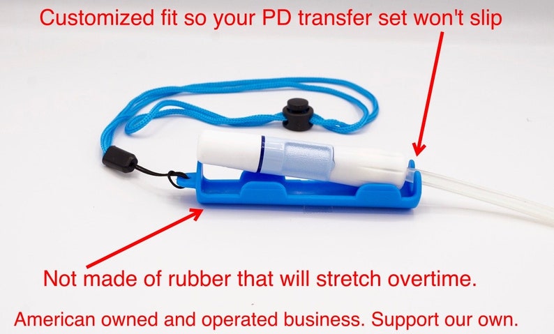 Baxter PD Transfer Set Holder: Adjustable Peritoneal Dialysis Necklace ...