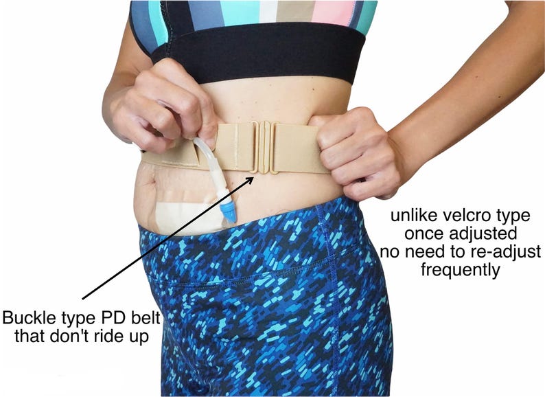 Slim Peritoneal Dialysis Belt: Skin-friendly PD Catheter Holder (25-45 ...