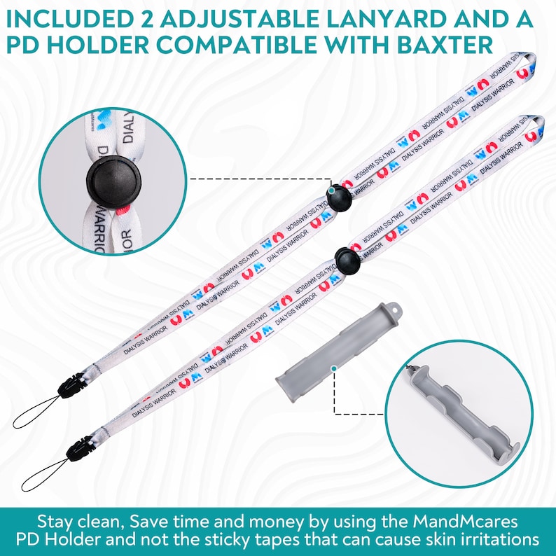 Baxter PD Transfer Set Holder With Adjustable Lanyard - Etsy