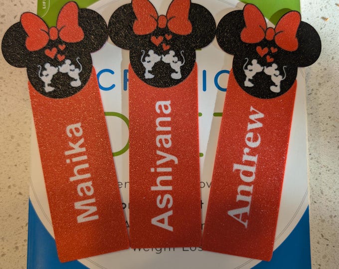 Disney Inspired 3D Printed Customizable Bookmark - Etsy
