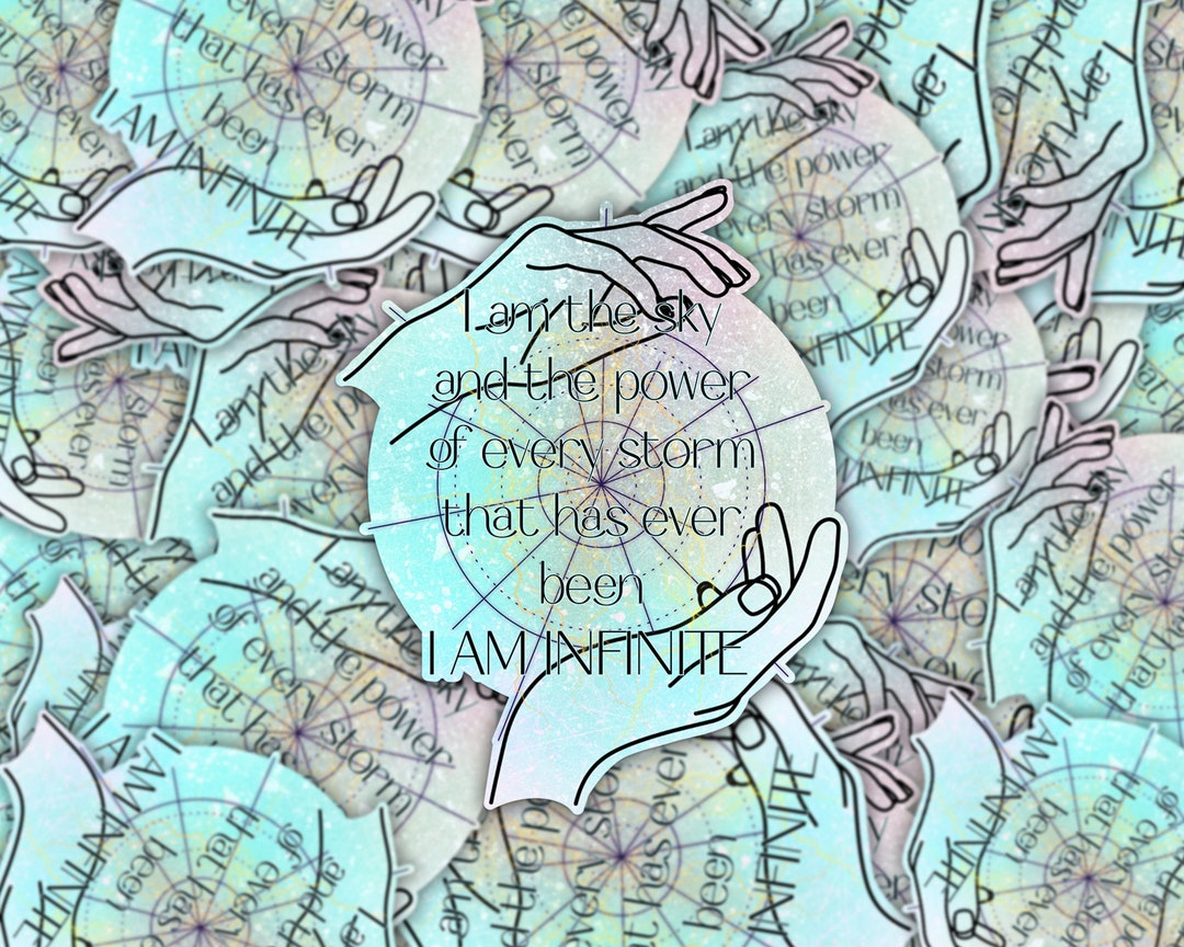 Infinite Sticker | Officially Licensed Fourth Wing Merch - Etsy