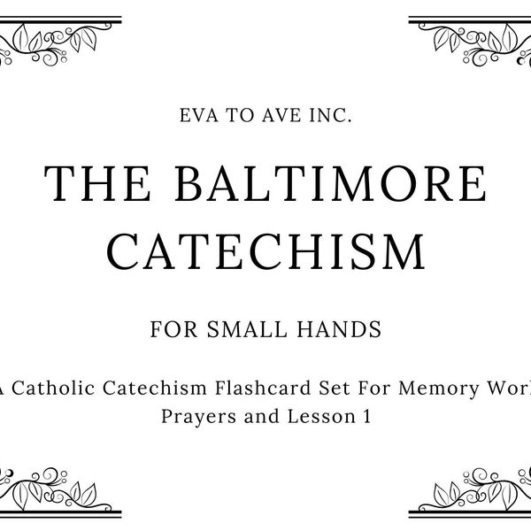 Catechism Card - Etsy