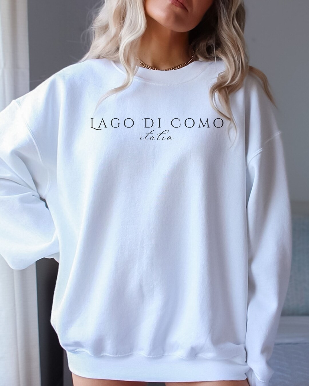 Lago Di Como Sweatshirt, Lake Como Shirt, Travel in Italia, Lake Como ...