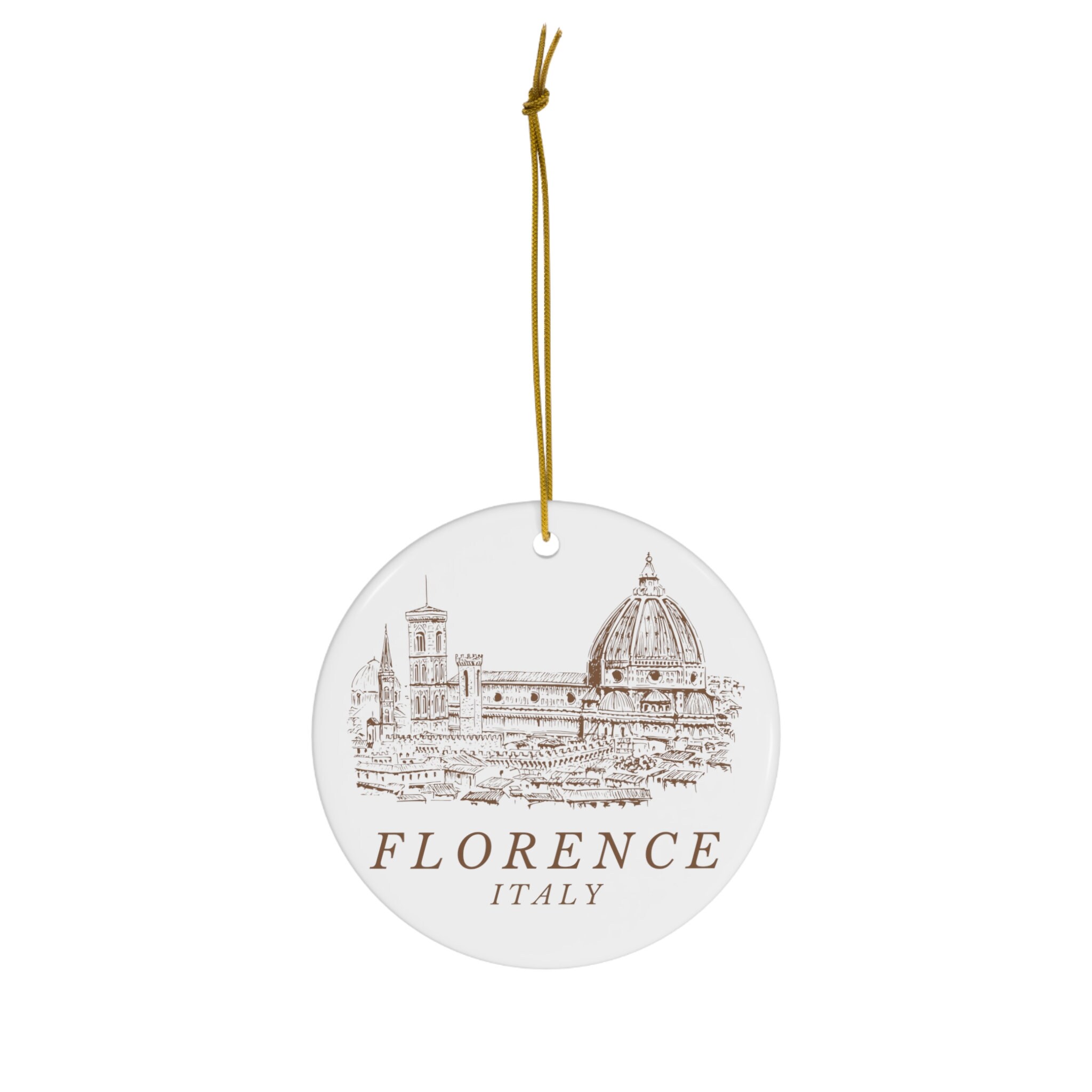 Florence Italy Ornament, Destination Ornament, City Ornament, Italy ...