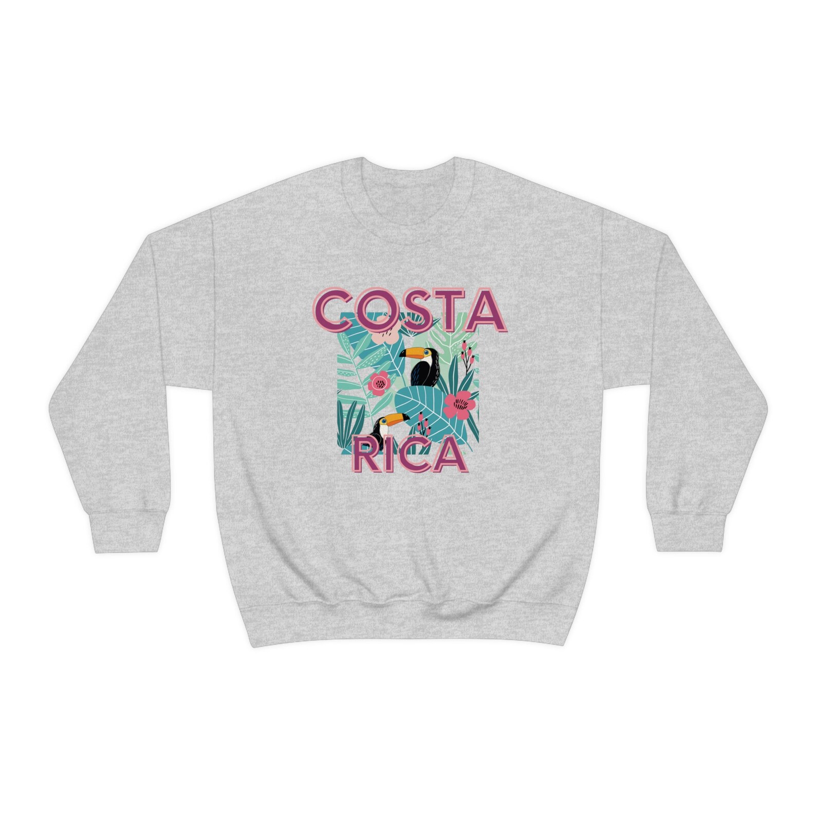 Costa Rica Sweatshirt, Toucan Shirt, Retro Tropical Summer Shirt ...
