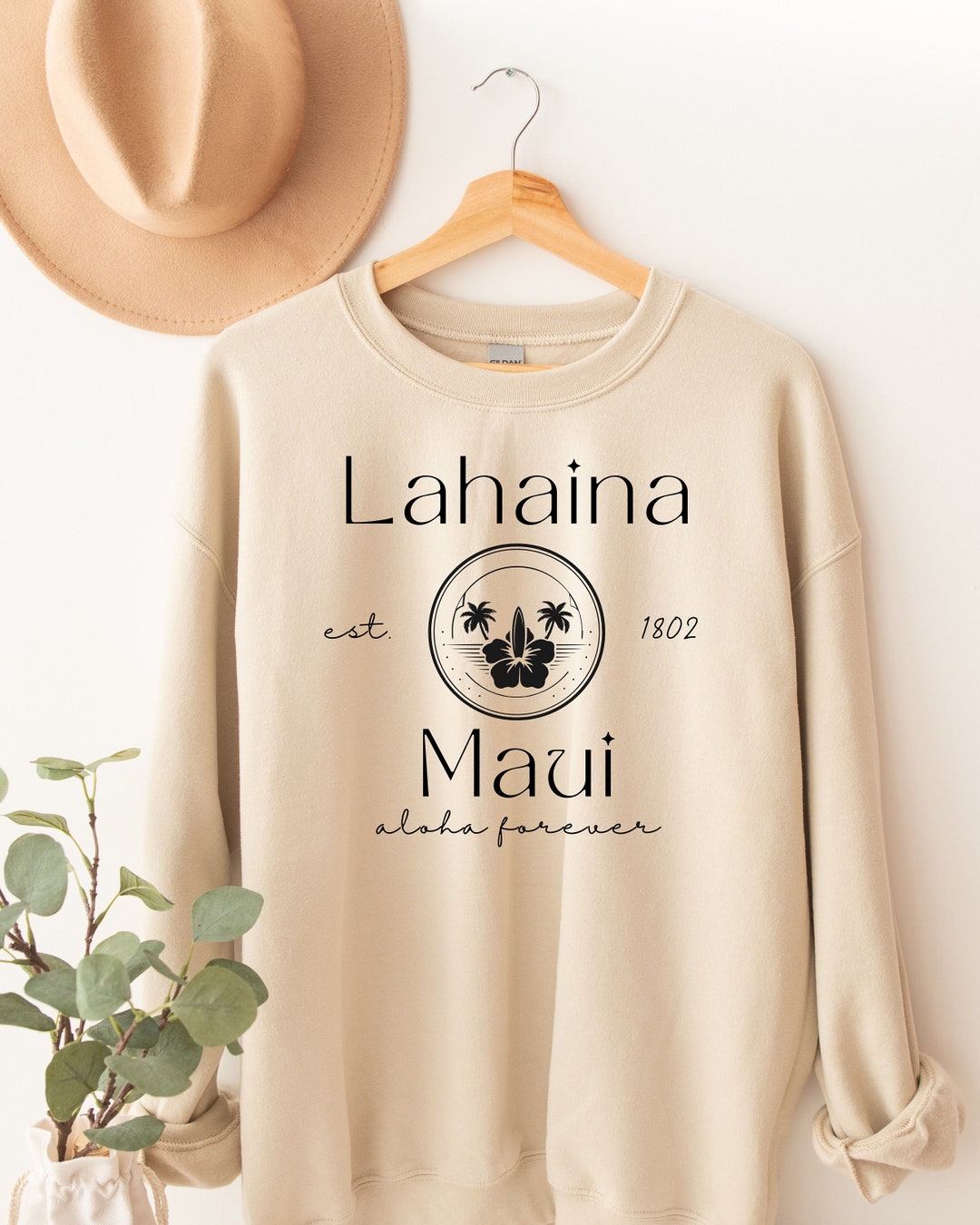 Lahaina Maui Hawaii Sweatshirt, Lahaina Memories, Lahaina Strong ...