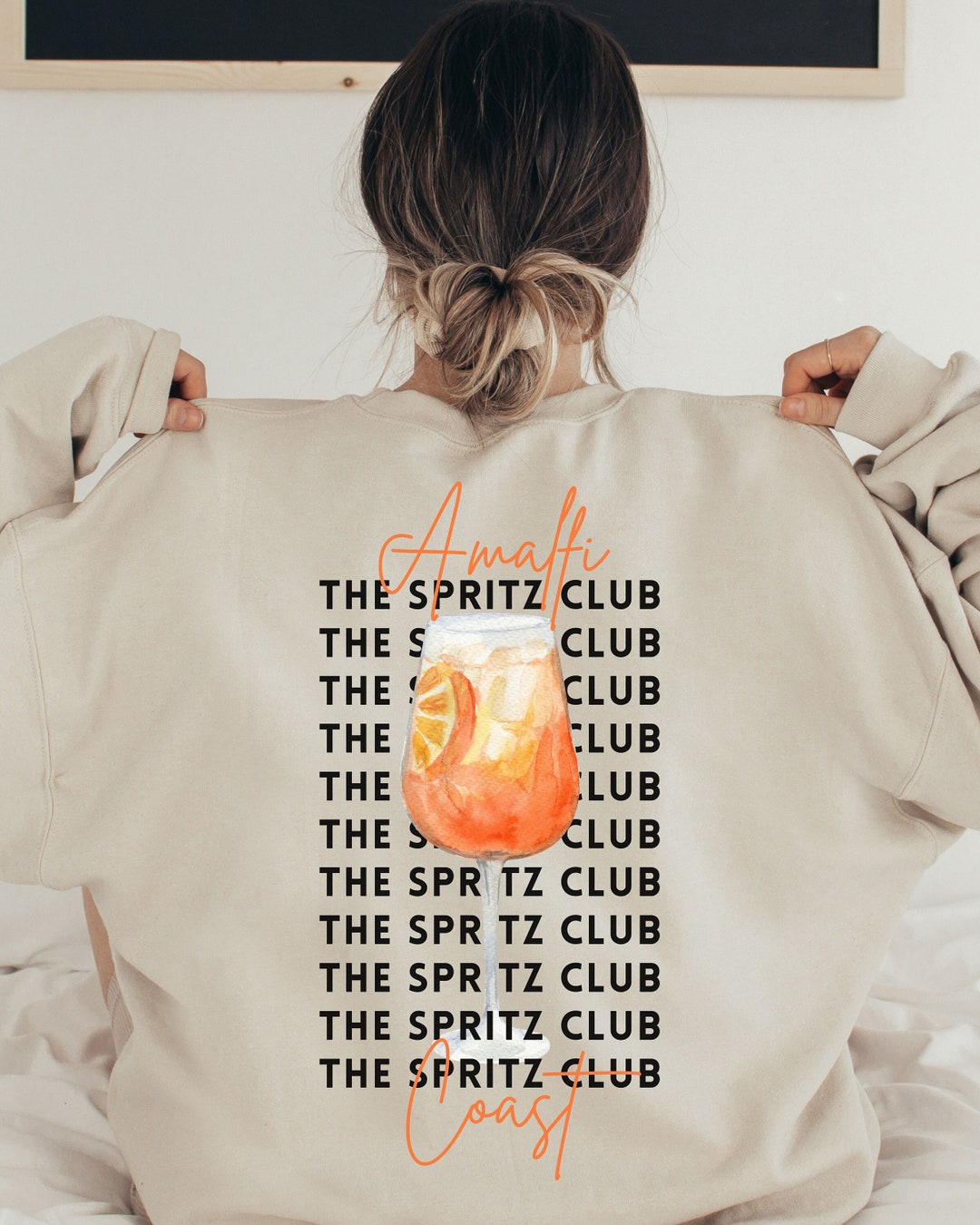 Amalfi Coast Italy Spritz Club, Vacation Souvenir, Destination Group ...