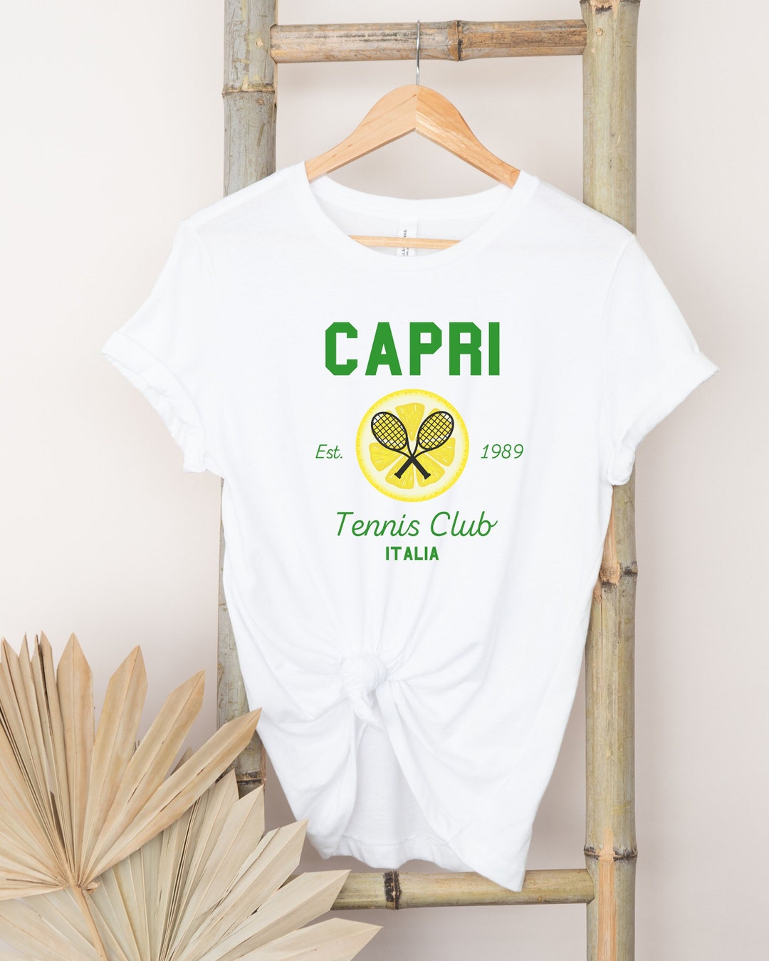 Capri Italia Tennis Club Tshirt, Capri Lemons, Travel in Italia, Social ...